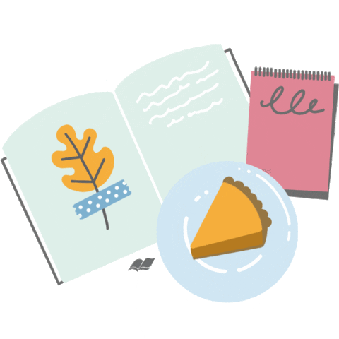 Fall Book Sticker by AbekaHomeschool for iOS & Android | GIPHY