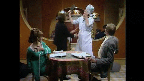 Monty Python Restaurant Sketch GIF - Find & Share on GIPHY
