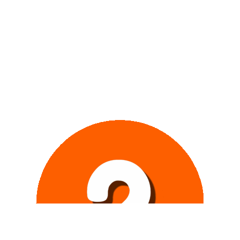 Orange Number Sticker for iOS & Android | GIPHY