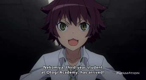 Okami-San GIF by Funimation - Find & Share on GIPHY