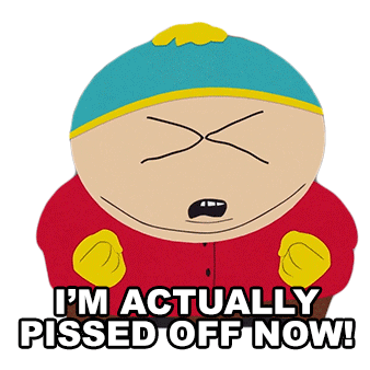 Angry Cartman Sticker by South Park for iOS & Android | GIPHY