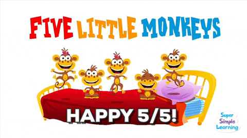 #Supersimplesongs #May5 #Fivelittlemonkeys # ...
