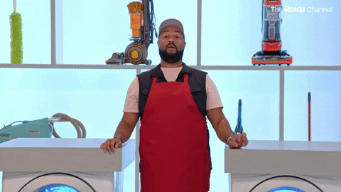 Clean House Cleaning GIF by The Roku Channel - Find & Share on GIPHY