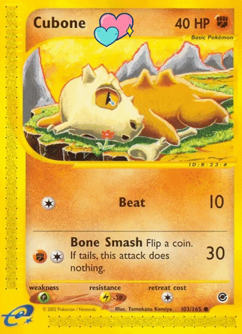 We hope Cubone has had a good day. | By Pokémon