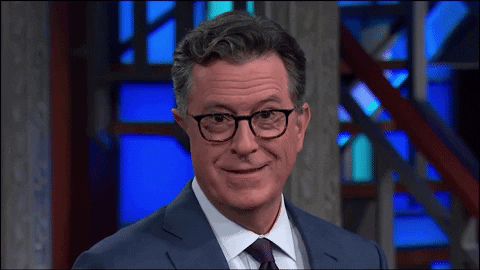 Stephen Colbert Eyebrows GIF by The Late Show With Stephen Colbert ...