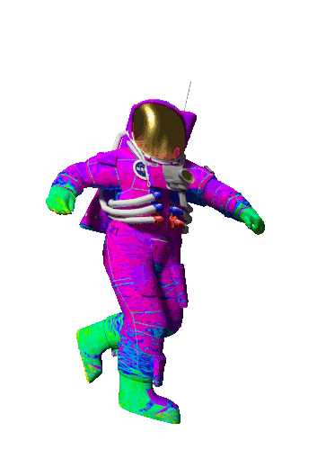 Artists On Tumblr Astronaut Sticker by badblueprints for iOS & Android ...