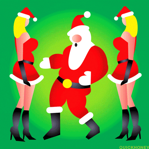 Santa Claus Yes GIF by PEEKASSO - Find & Share on GIPHY