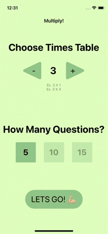GitHub - ThaC0derDre/MultiplicationTables: Challenge to create app from ...