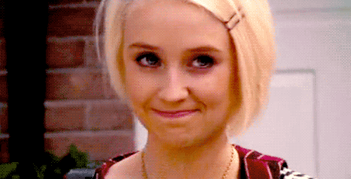 Lily Loveless Awkward Smile Find And Share On Giphy