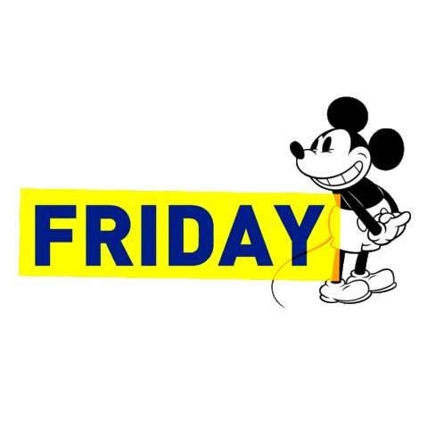 Disney Friday Sticker by Mickey Mouse for iOS & Android | GIPHY