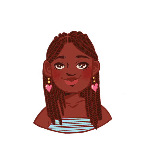 Black Girl Hair Sticker for iOS & Android | GIPHY