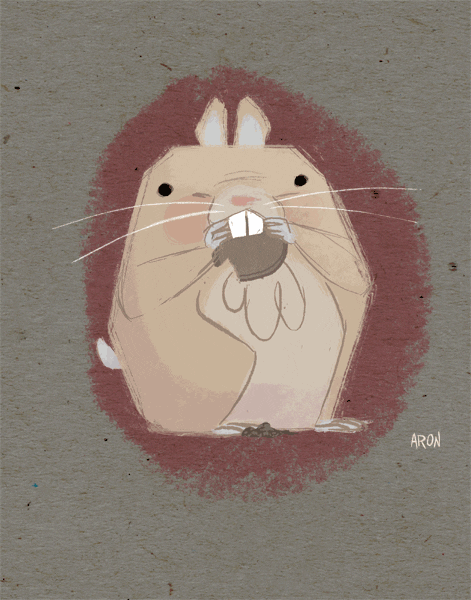 Art Hamster GIF by Aron Shay - Find & Share on GIPHY