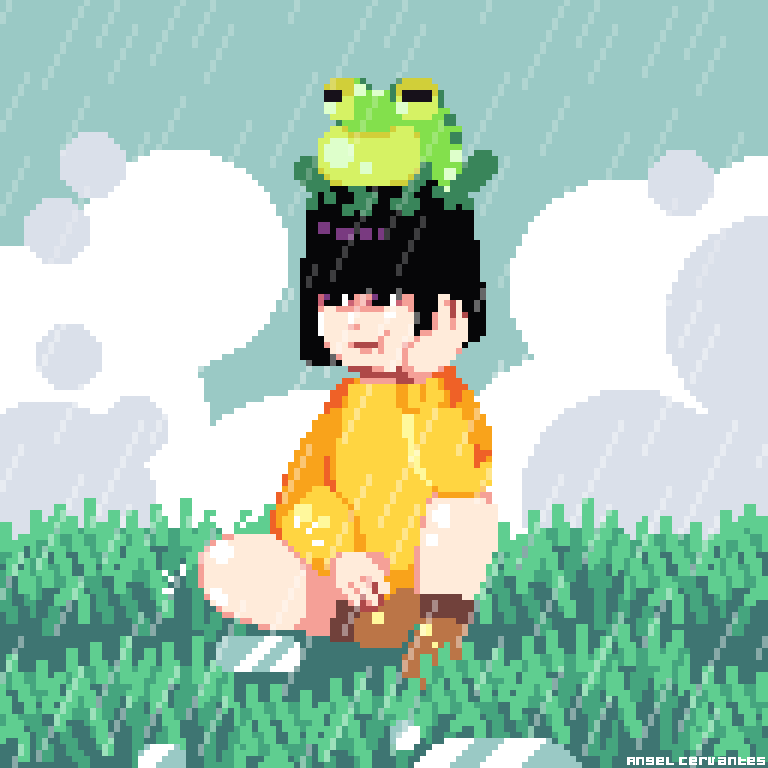 Pixel Rain GIF by FireflyPixel - Find & Share on GIPHY