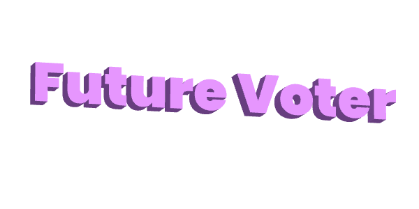 Democrat Future Voter Sticker by Justin for iOS & Android | GIPHY