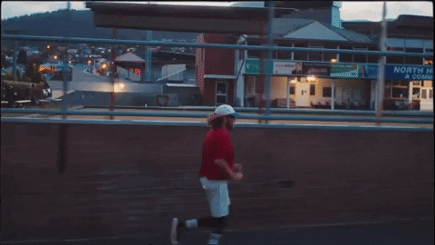 Forrest Gump Running GIF by Skegss - Find & Share on GIPHY