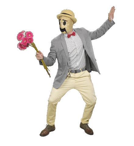 Flowers Fighting Sticker by Gentleman Jervis for iOS & Android | GIPHY