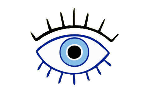 Evil Eye Sticker by Bellabu Bear for iOS & Android | GIPHY
