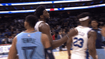 Joel Embiid Hug GIF by NBA - Find & Share on GIPHY