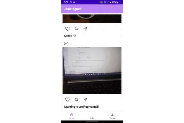 GitHub - jamypurfic/Jamstagram: Instagram assigntment part 1