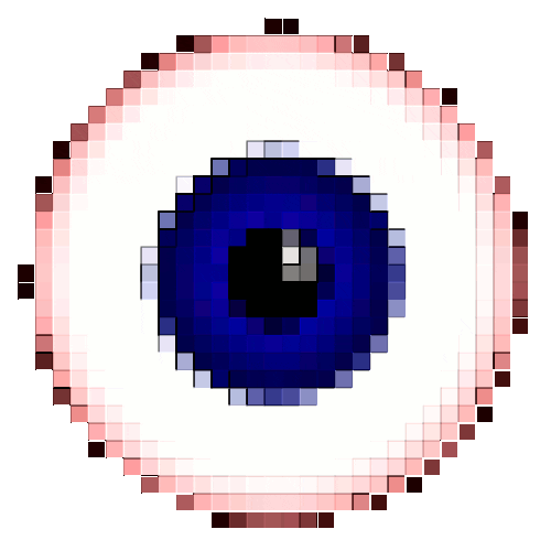 Eye Sticker by badblueprints for iOS & Android | GIPHY