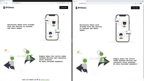 GitHub - arora-aditya/RTChess: Serverless Chess Using WebRTC