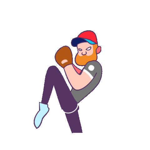 Baseball Strike Out Sticker by Percolate Galactic for iOS & Android | GIPHY
