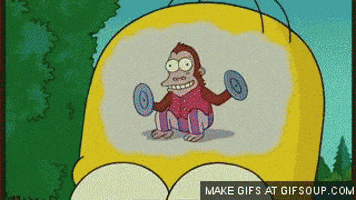 Homer Monkey GIF - Find & Share on GIPHY