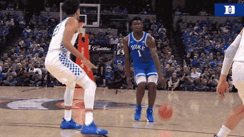 Zion Williamson GIF by Duke Men's Basketball - Find & Share on GIPHY
