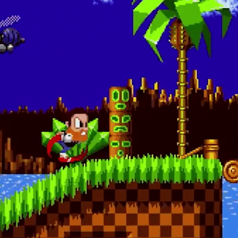 Jumping Sonic The Hedgehog GIF by LLIMOO - Find & Share on GIPHY