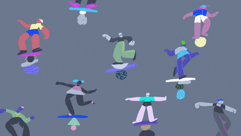 Happy Mental Health GIF by Oksana Kurmaz Art & Animation - Find & Share ...