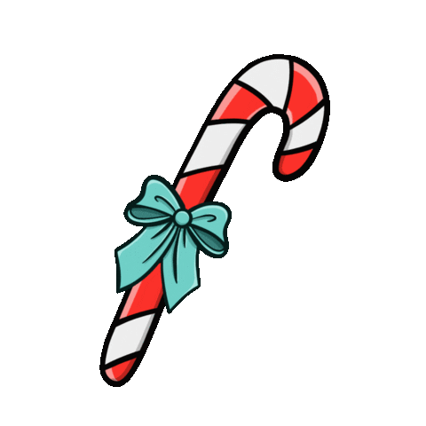 Candy Cane Christmas Sticker for iOS & Android | GIPHY