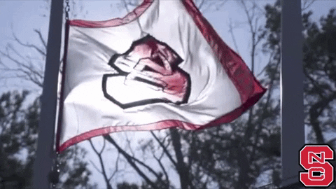 Nc State Flag GIF by NC State Athletics - Find & Share on GIPHY