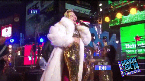 Miley Cyrus GIF by New Year's Rockin' Eve - Find & Share on GIPHY