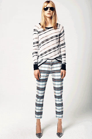 See By Chloe Plaid Pants GIF - Find & Share on GIPHY