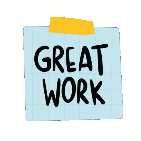 Awesome Well Done Sticker by Demic for iOS & Android | GIPHY