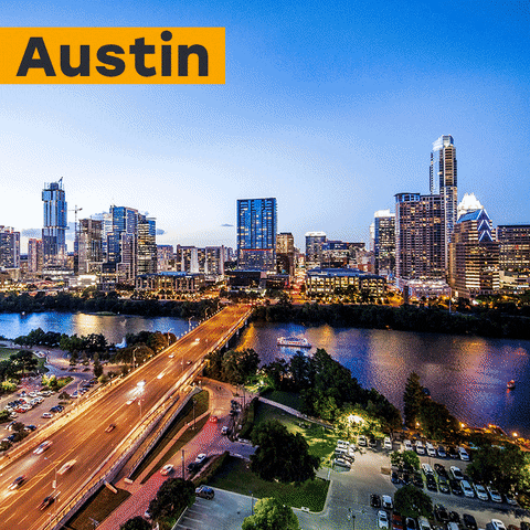 Austin GIF by Frontdesk Stays - Find & Share on GIPHY