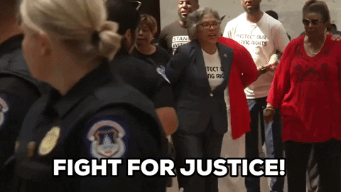 Voting Rights Protest GIF by GIPHY News - Find & Share on GIPHY