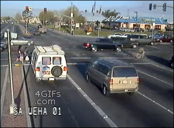 [Canada] Impala zooms through red light, hits multiple speeding cars ...