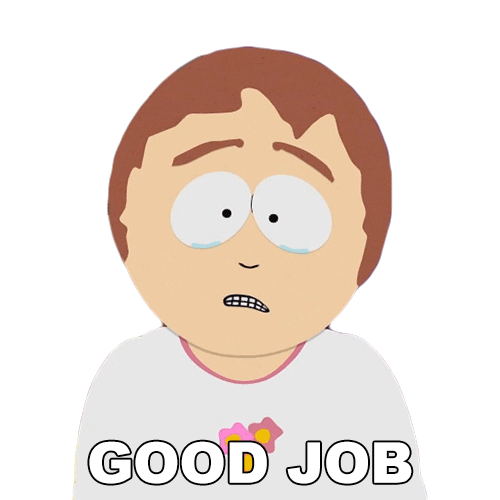 Well Done Good Job Sticker by South Park for iOS & Android | GIPHY