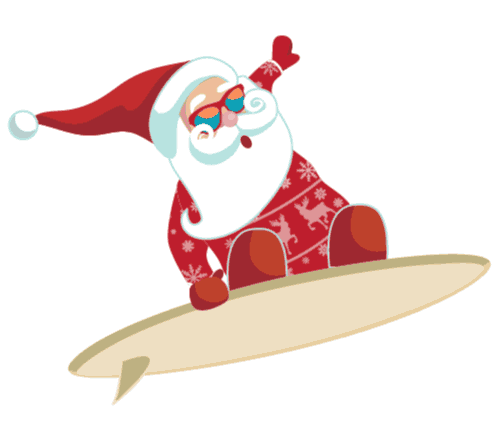 Santa Clause Christmas Sticker by Space Coast Office of Tourism for iOS ...