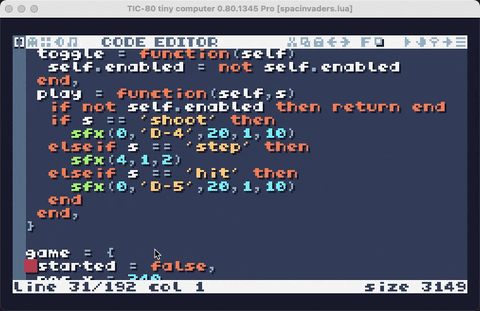 GitHub - rodbv/tic80-spacinvaders