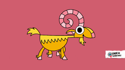 Walking Goat GIF by SWR Kindernetz - Find & Share on GIPHY