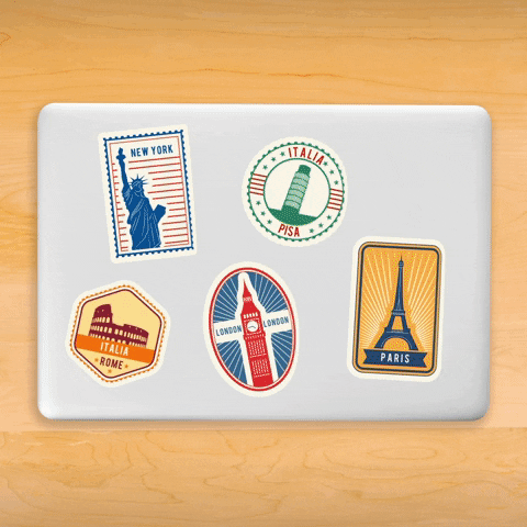 Travel Stickers GIF by Goo Gone Brand - Find & Share on GIPHY