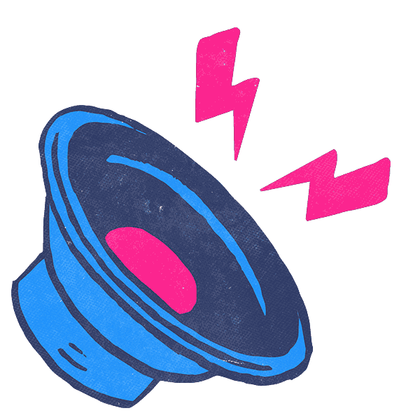 Volume Speakers Sticker by Xfinity for iOS & Android | GIPHY