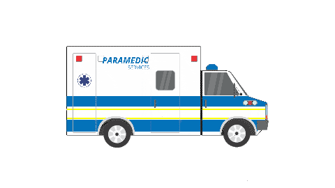 Ambulance Publichealth Sticker by Region of Waterloo Public Health and ...