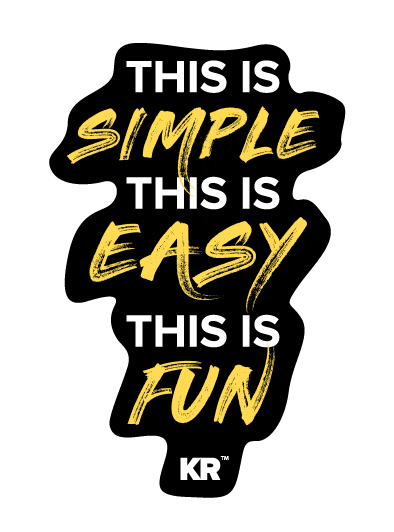 This Is Easy Fun Sticker by Kerwin Rae - KTeam for iOS & Android | GIPHY