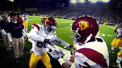 Football Celebration GIF by USC Trojans - Find & Share on GIPHY