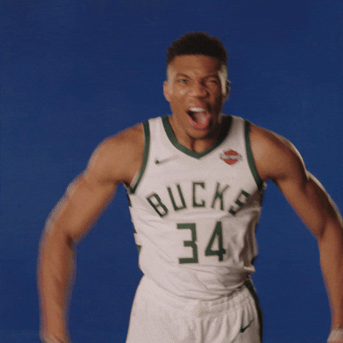 Giannis Antetokounmpo Basketball GIF by Milwaukee Bucks - Find & Share on GIPHY
