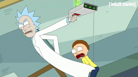 Season 1 Running GIF by Rick and Morty - Find & Share on GIPHY