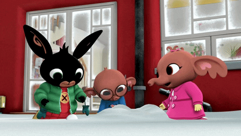 Snow Children GIF by Bing Bunny - Find & Share on GIPHY